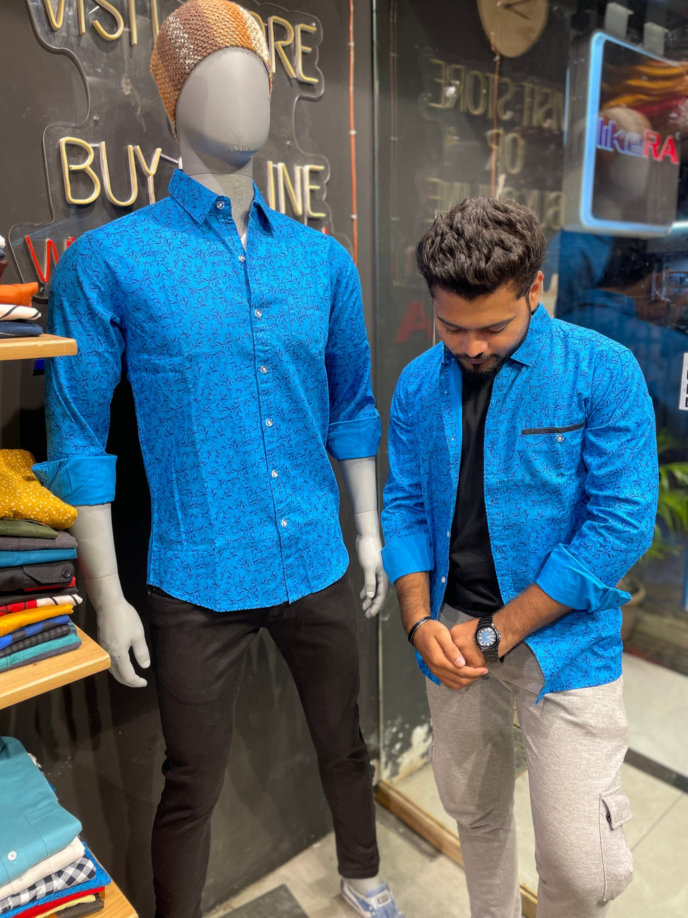 Blue Bon Pocket Shirt – Likera